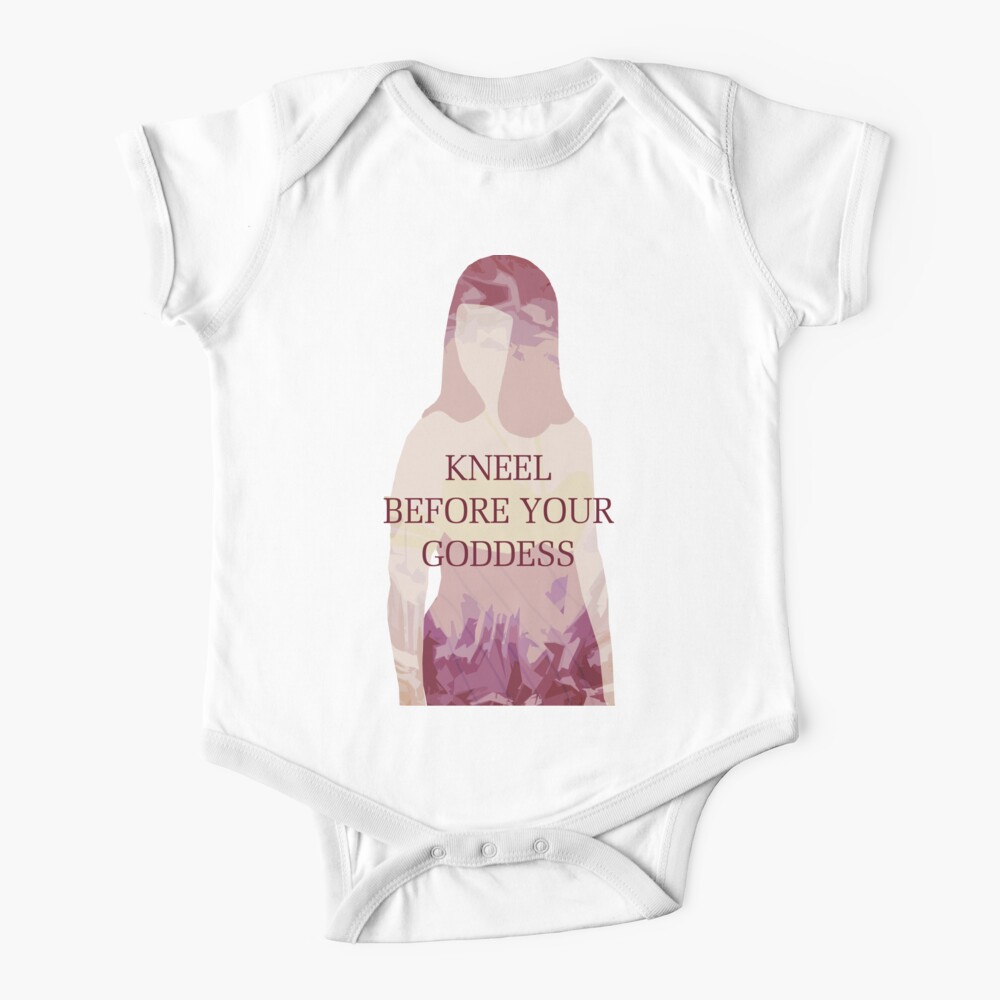 "Kneel before your Goddess" Baby One-Piece by NatLeBrunDesign | Redbubble