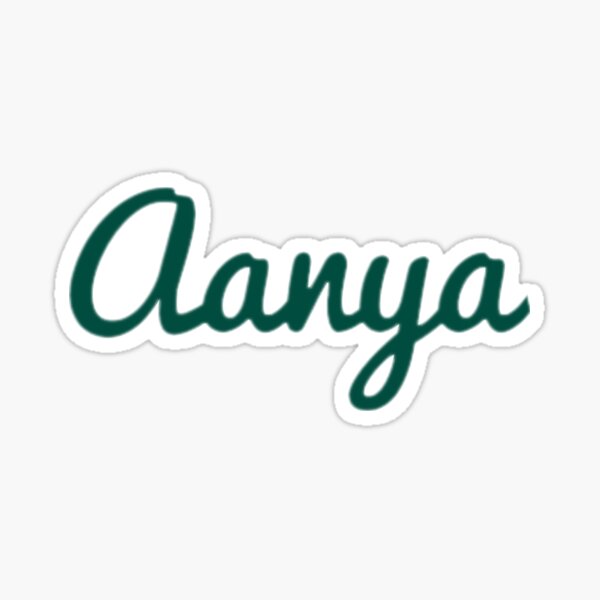 Aanya Logo Aanya Name T Shirt Aanya Things Name 2 Gift Item Tee"