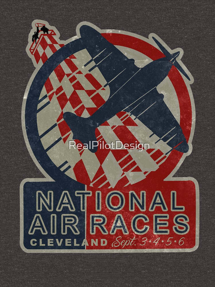 "National Air Races Vintage Airplane Racing Design" T-shirt for Sale by ...