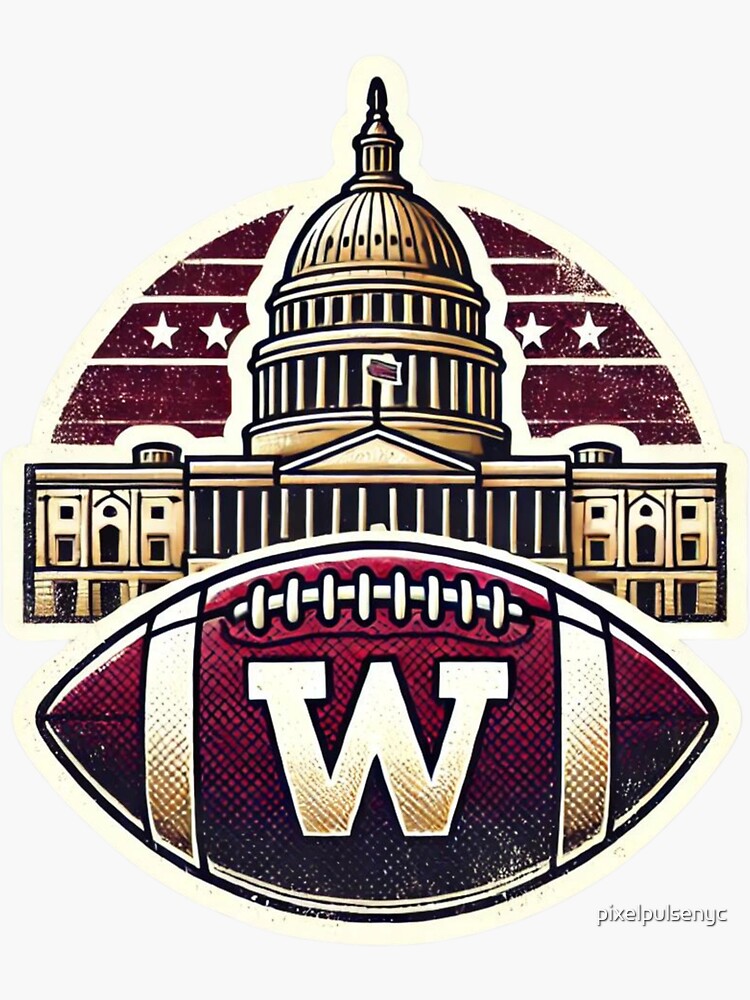 "Washington Commanders Capitol Football" Sticker for Sale by ...