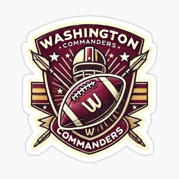 "Washington Commanders Shield" Sticker for Sale by pixelpulsenyc ...
