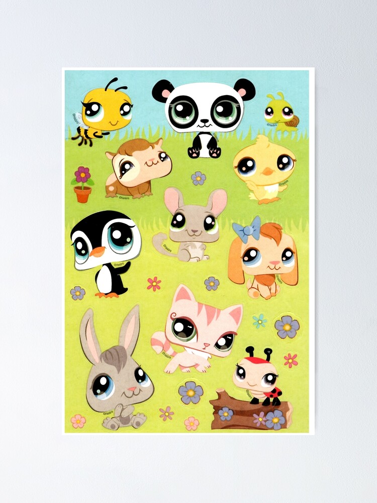 "LPS Sticker Sheet" Poster for Sale by TheBiggestRat | Redbubble