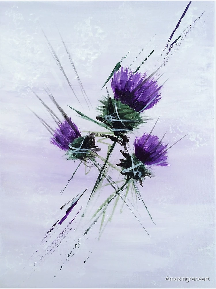 Scottish Thistle Painting Thistle Bell's Galleries Dylan Bell