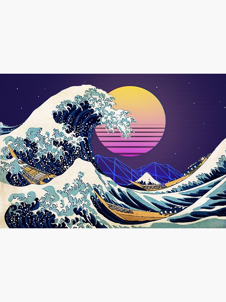 "VaporWave" Sticker for Sale by Moon1Face | Redbubble