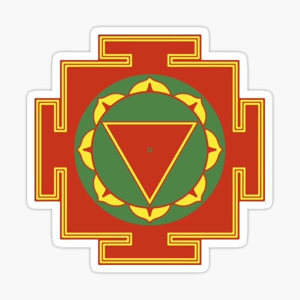 "Tara Yantra: The Sacred Geometry of Compassion and Wisdom" Sticker for ...