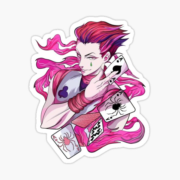 "Hisoka" Sticker for Sale by NAZHASHP | Redbubble