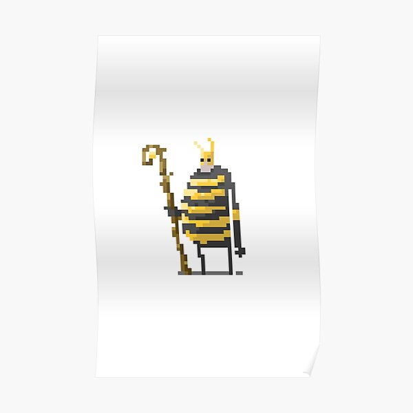 "The large wizard of the Bees" Poster for Sale by lrtvri | Redbubble