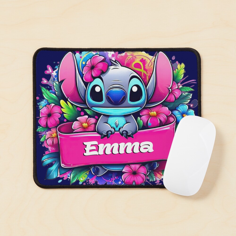 "Stitch Emma name" Sticker for Sale by OverTimeBGD | Redbubble