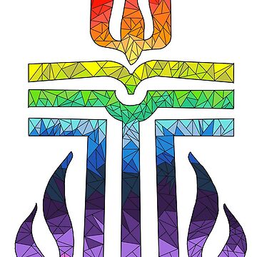 "Rainbow PCUSA Cross" Sticker for Sale by courtneyahenry | Redbubble