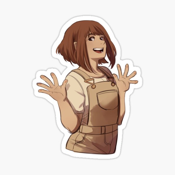 "Uraraka" Sticker by cookiecreation | Redbubble