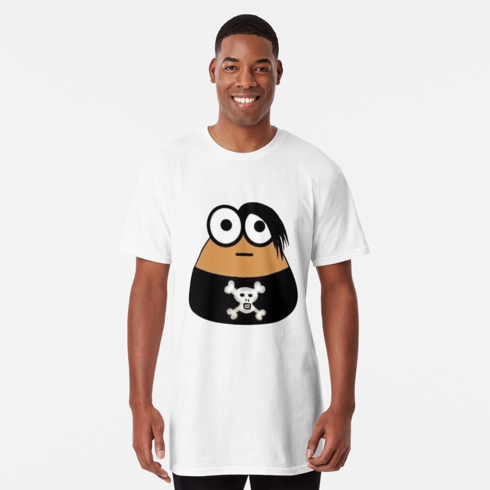 "Emo Goth Pou Meme Brown Alien Baby Mobile Pet" Sticker for Sale by ...