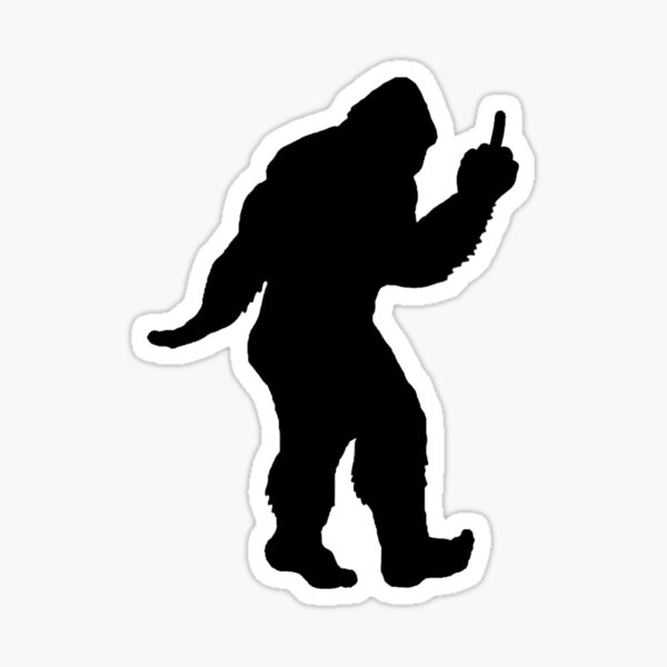 "Sassy-Squatch Version 2" Sticker for Sale by clarkarts24 | Redbubble