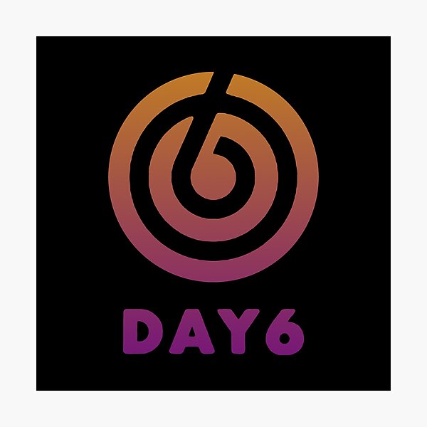 "Coloured DAY6 logo" Photographic Print for Sale by Roddel | Redbubble