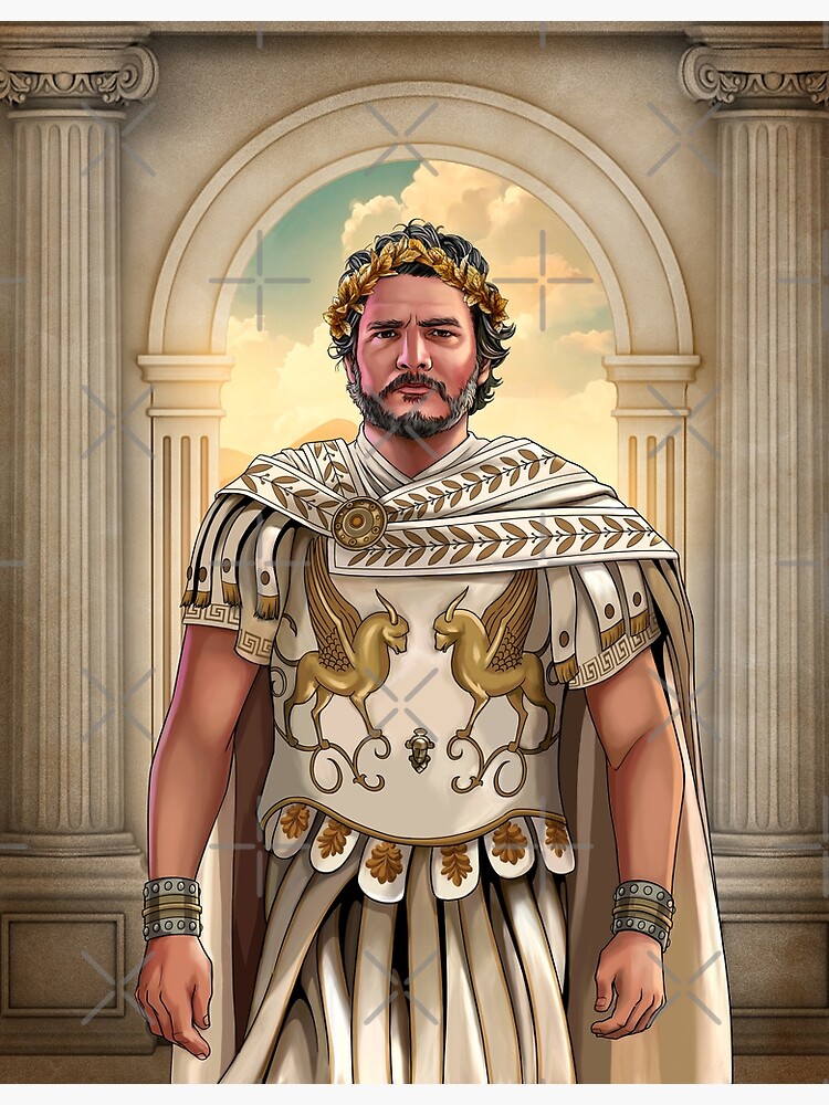 "PEDRO PASCAL GENERAL MARCUS ACACIUS GLADIATOR 2 GLADIATOR 2" Poster by ...
