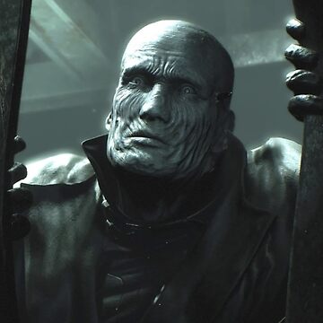 "Romantic Mr X Rizz Tall Blue Trench Coat Man Resident evil 2 Remake ...