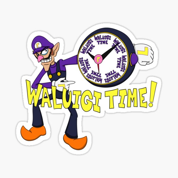 Waluigi Stickers | Redbubble