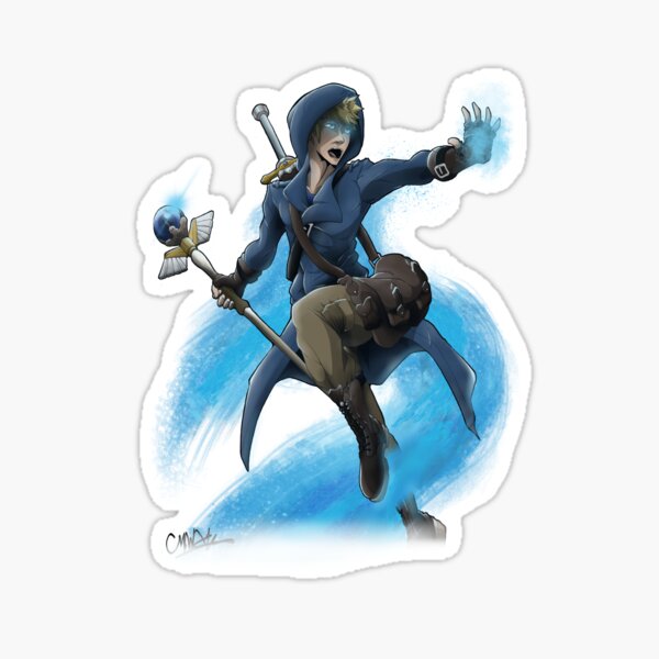 "The Mage" Sticker for Sale by ChaoticDeluge | Redbubble