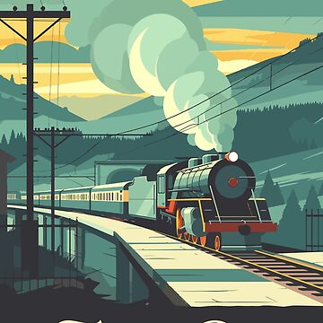 "TICKET TO RIDE - Poster Inspired by Ticket to Ride / Retro Board Game ...