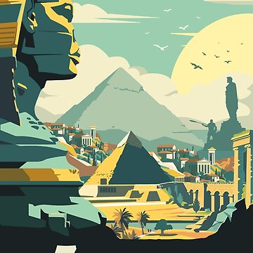 "7 WONDERS - Poster Inspired by 7 Wonders / Retro Board Game Poster ...