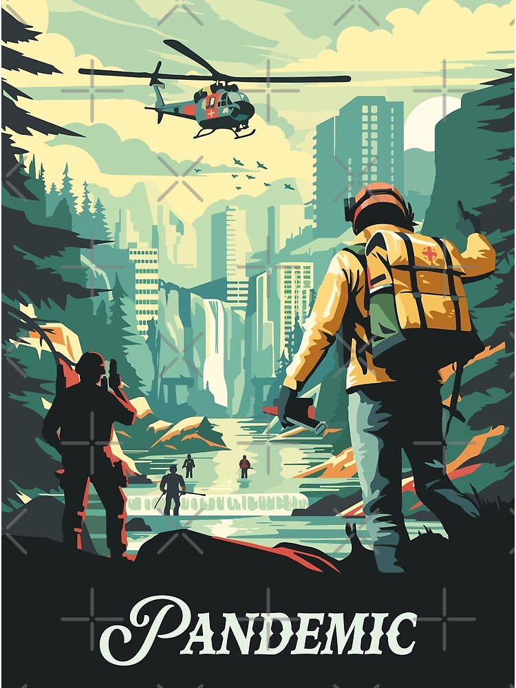 "PANDEMIC - Poster Inspired by Pandemic / Retro Board Game Poster ...