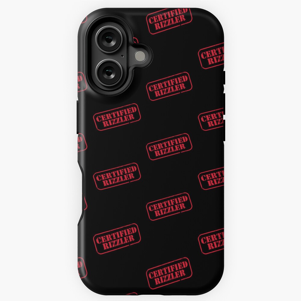 "Certified Rizzler" Sticker for Sale by DuxDesigns | Redbubble