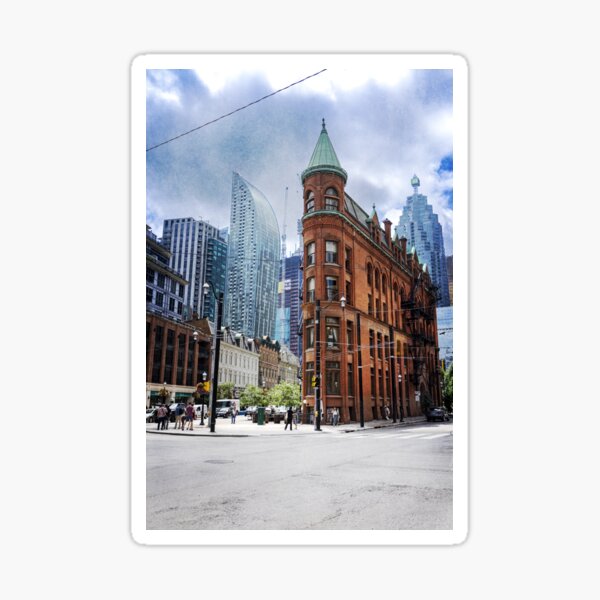 "Gooderham Flatiron Building" Sticker for Sale by MClementReilly | Redbubble