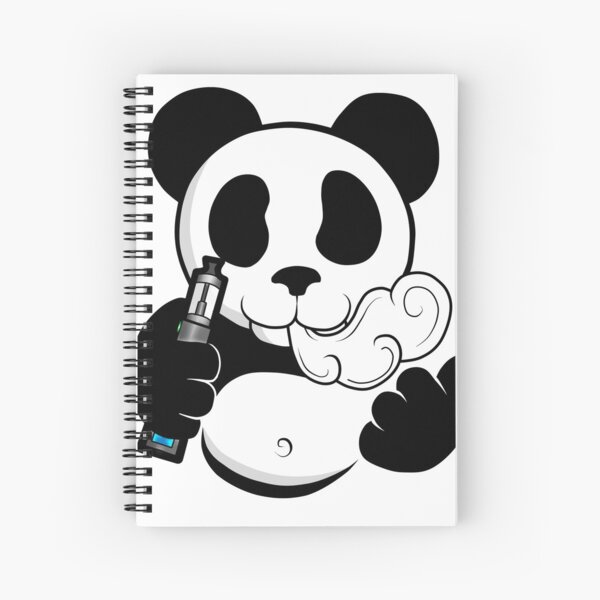"Vape Panda " Spiral Notebook by XephToons | Redbubble