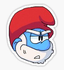 Papa Smurf: Stickers | Redbubble