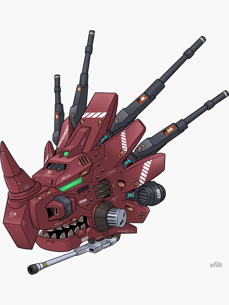 "Zoids | Chaotic Century - HS-Mech - Red Horn; anime illustration with ...
