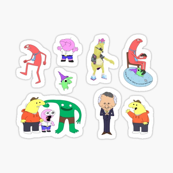 "Smiling Friends Pack" Sticker for Sale by emm416 | Redbubble