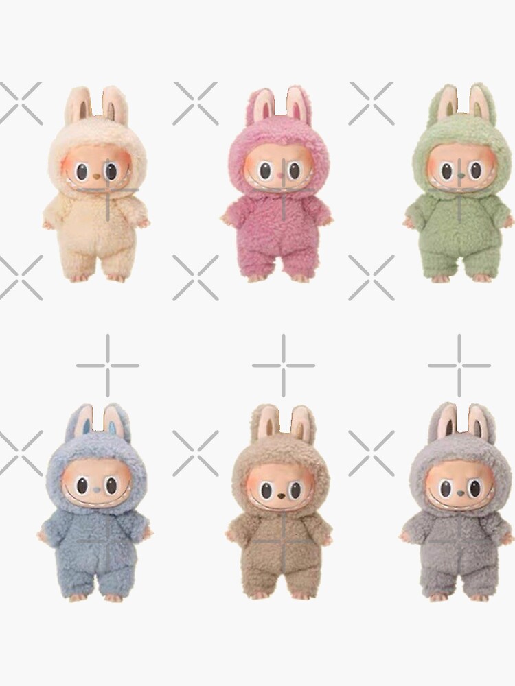 "Labubu - THE MONSTERS Tasty Macarons" Sticker for Sale by penny555 ...