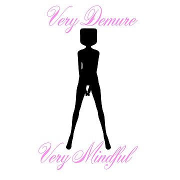 "Very Demure Very Mindful pose 28 dress to impress" Sticker for Sale by ...