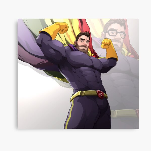 "Rainbow man" Canvas Print by JojiArt | Redbubble