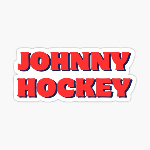 "Johnny gaudreau" Sticker for Sale by Dxw-2000 | Redbubble
