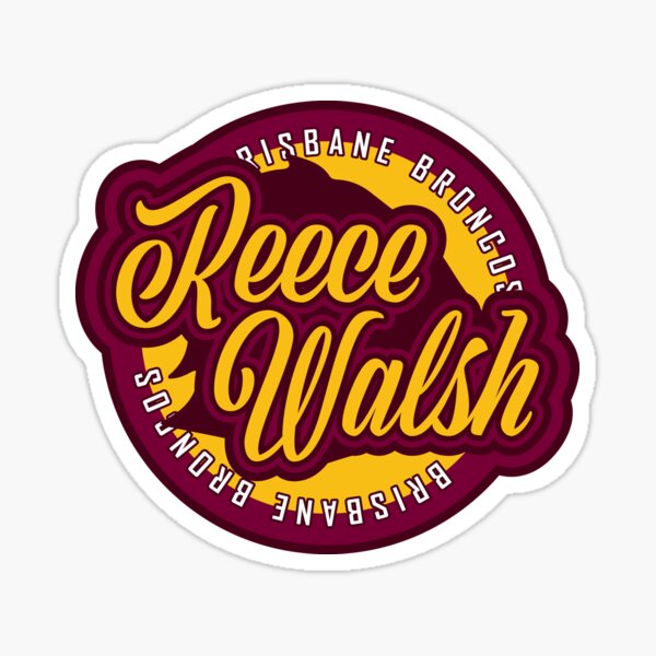 "Reece Walsh Brisbane Broncos" Sticker for Sale by K3IL | Redbubble