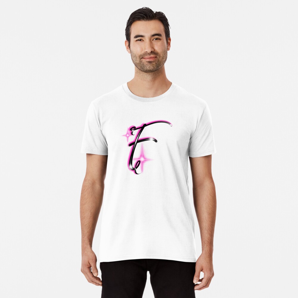 "airbrushed letter f" Sticker for Sale by ellebackup | Redbubble