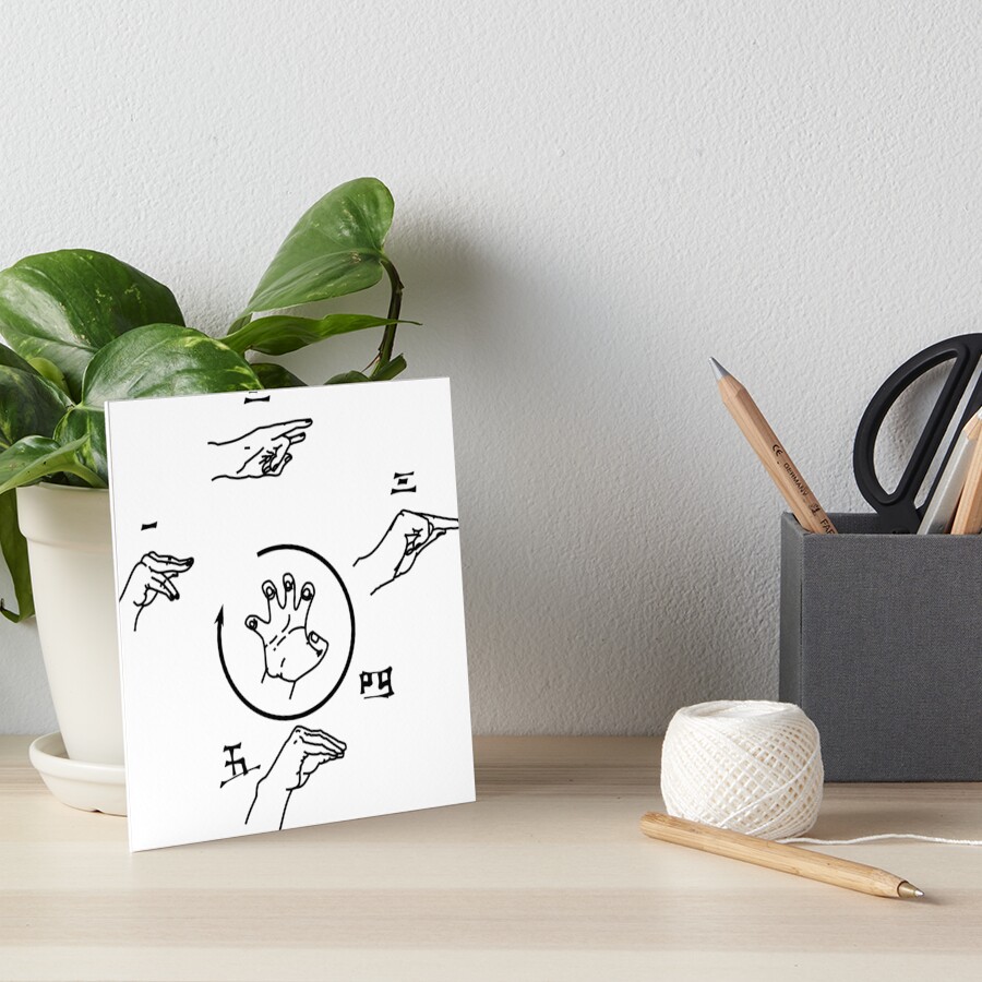 "5-Point Palm Exploding Heart Technique" Poster for Sale by MLR2 ...