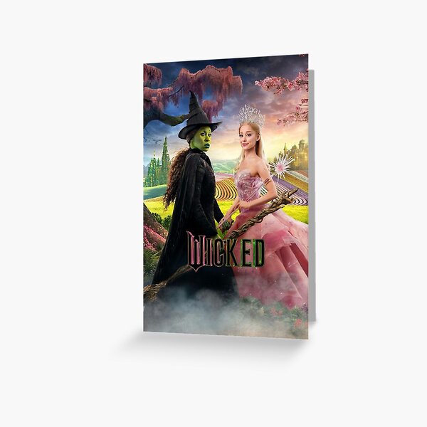 "wicked movie poster" Greeting Card for Sale by envytheleaves | Redbubble
