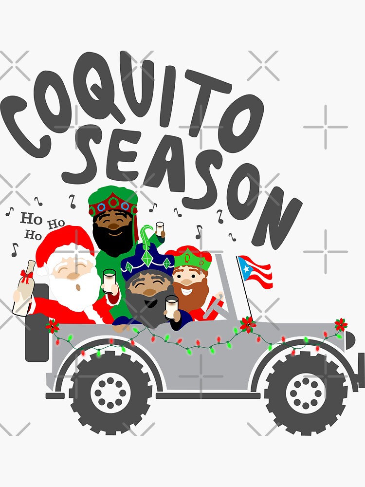 "Puerto Rico Coquito Season Santa Three Kings Coquito Christmas Boricua ...