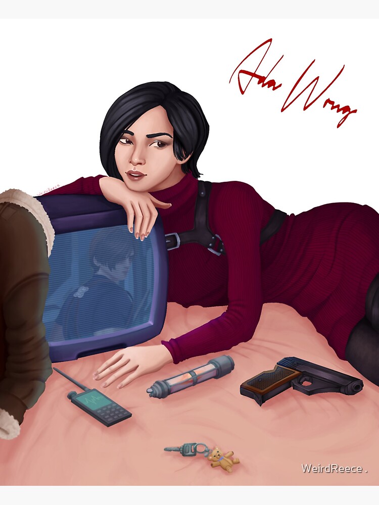 "Ada Wong" Sticker for Sale by WeirdReece . | Redbubble