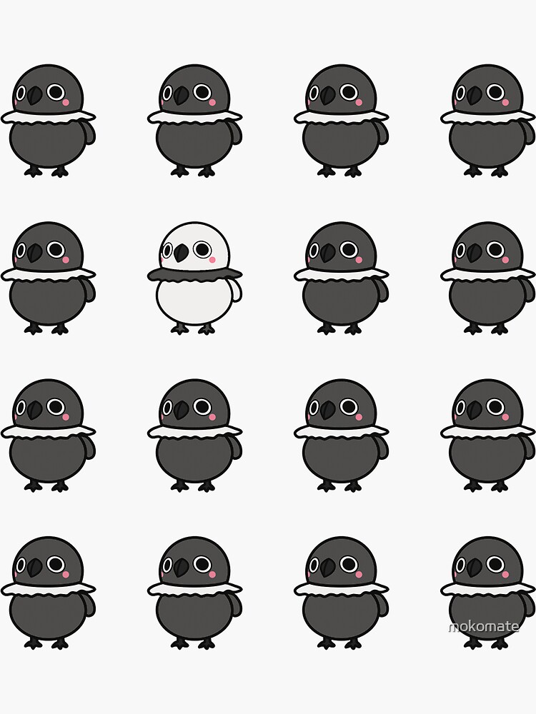 "Sylus Grumpy Crow" Sticker for Sale by mokomate | Redbubble