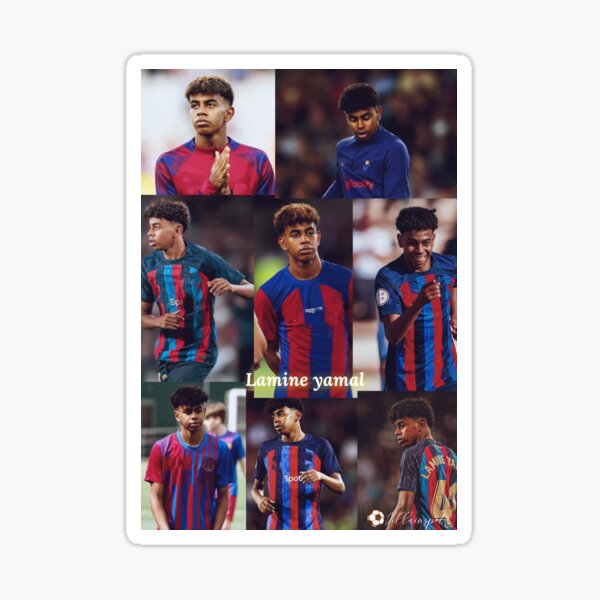 "Lamine Yamal" Sticker for Sale by VillainSpot | Redbubble