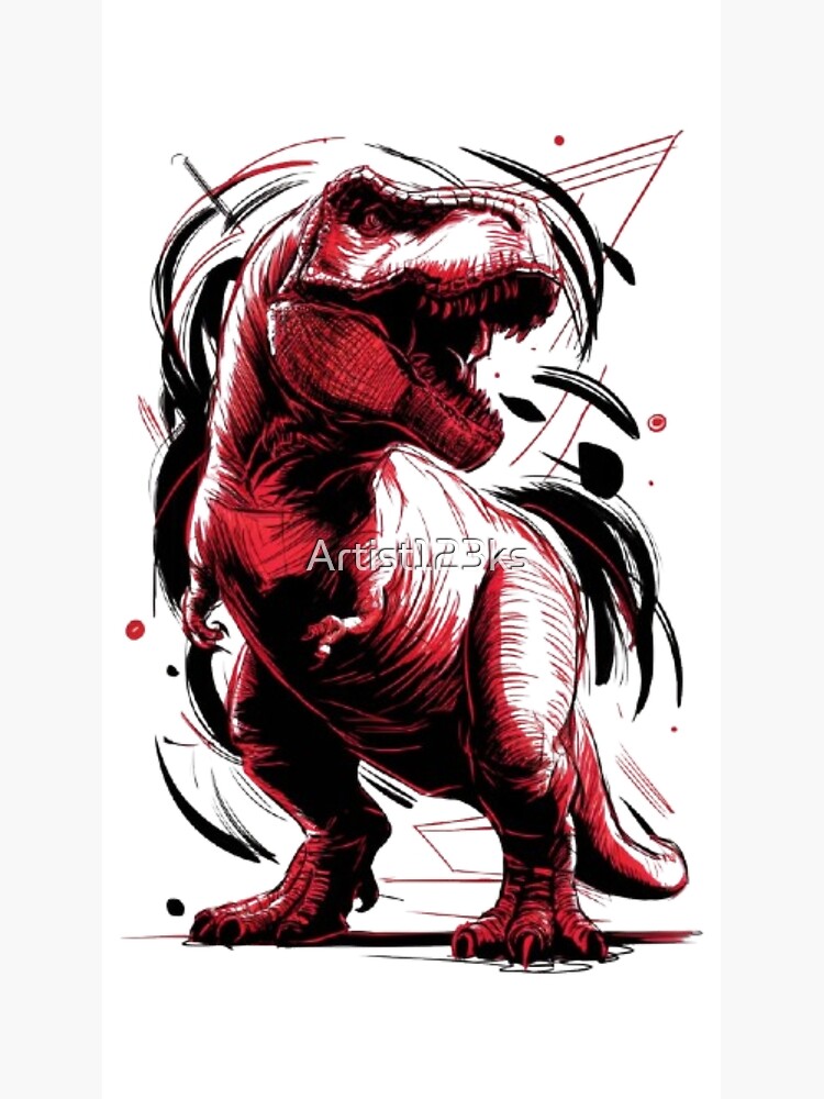 "T-Rex with its iconic roaring pose" Photographic Print for Sale by ...
