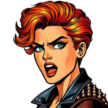 "Retro Comic Girls - Vintage Pop Art Women Illustrations, Classic 70s ...