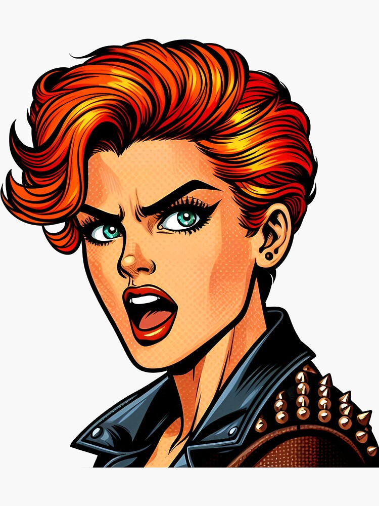 "Retro Comic Girls - Vintage Pop Art Women Illustrations, Classic 70s ...