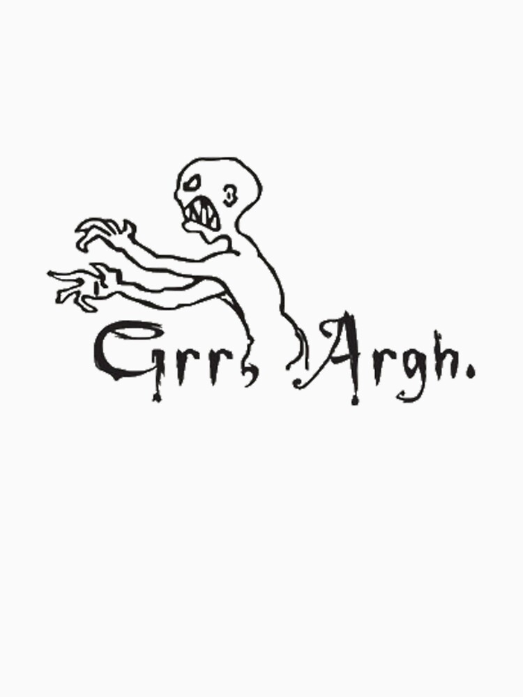 "Grrr Argh" Essential T-Shirt for Sale by ButterfliesT | Redbubble