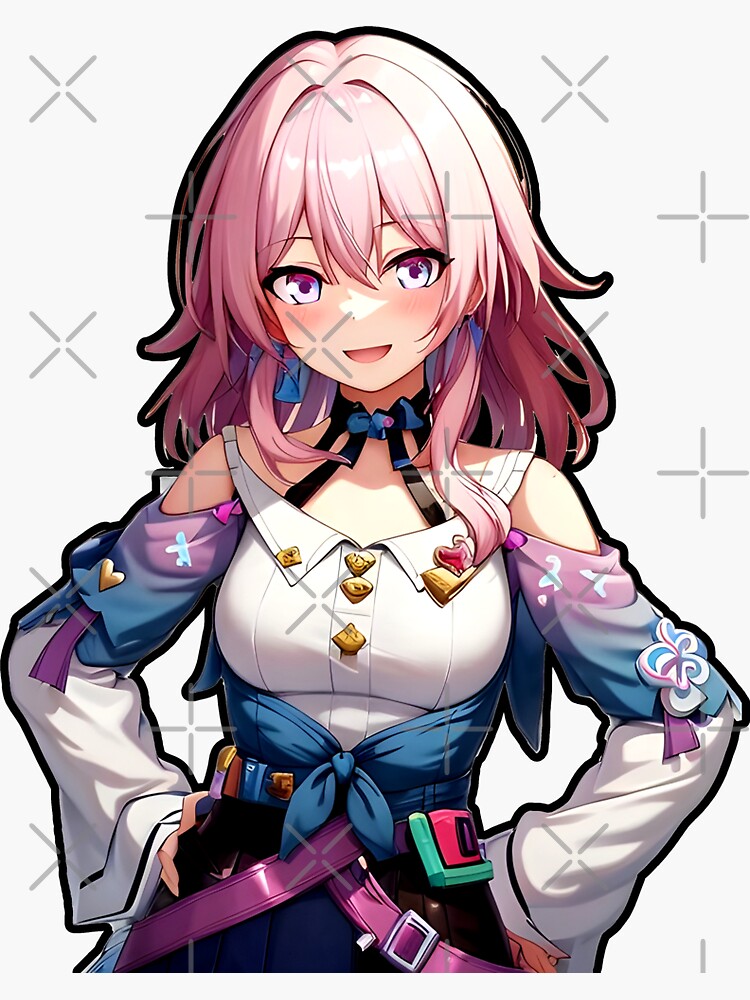 "honkai star rail march 7th sticker star rail decals march7th honkai ...