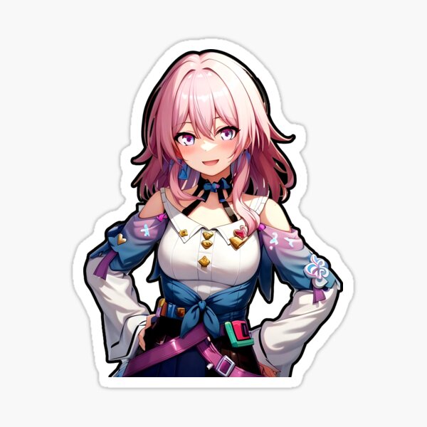 "honkai star rail march 7th sticker star rail decals march7th honkai ...
