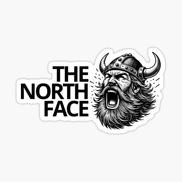 "The North face" Sticker by Ksiop76 | Redbubble