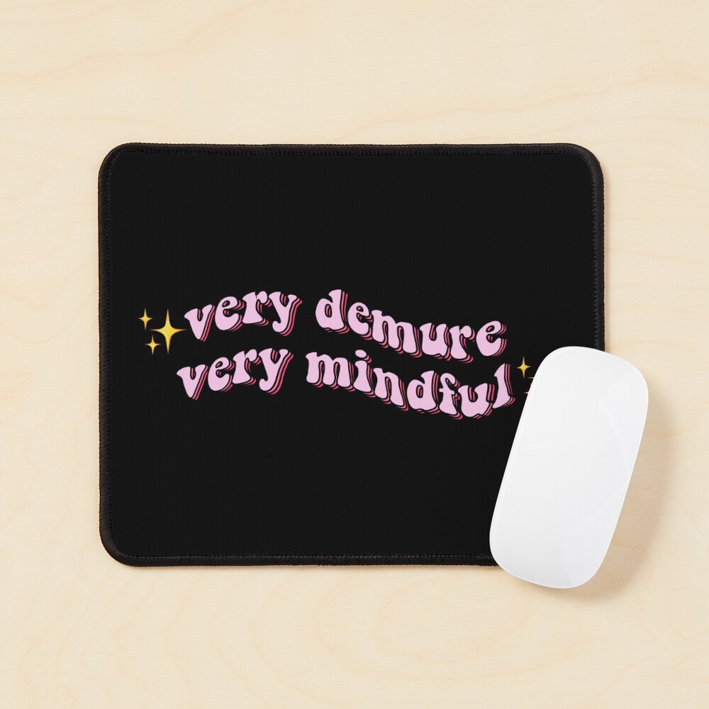 "demure aesthetic" Sticker for Sale by vyascreations | Redbubble